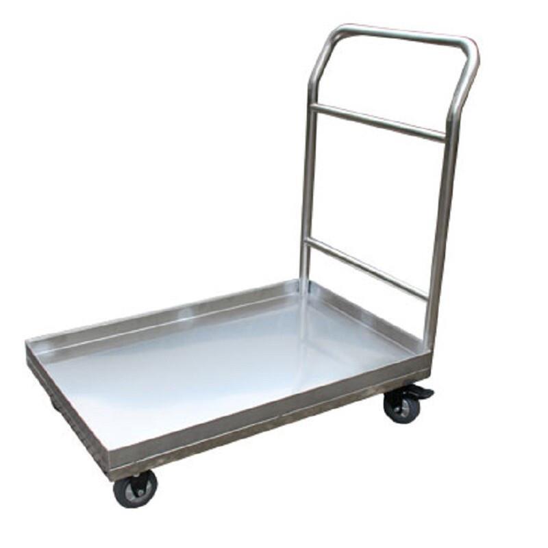 Stainless Steel Guardrail Trolley Single Layer Edge 30mm; ECVV US – ECVV.us