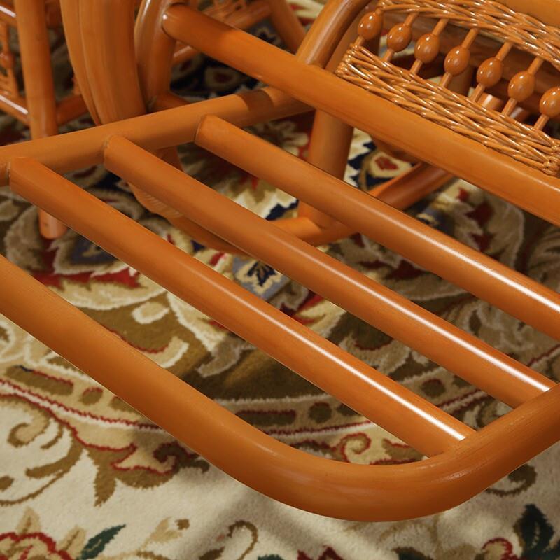 Rattan Chair Rocking Chair Adult Lunch Break Couch Reclining; ECVV USA ...