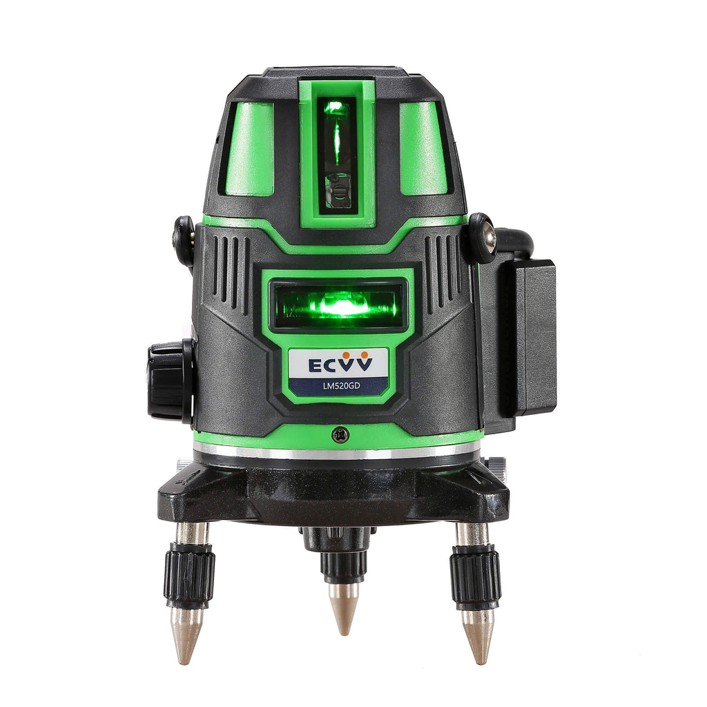 ECVV 2 Lines Green Laser Level and 1.5M Slash Mode Tripod; ECVV USA ...