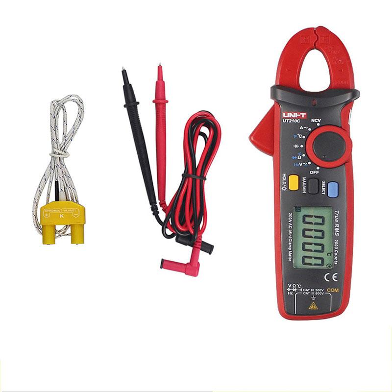 UNI-T Mini Digital Clamp Meters AC/DC Current Voltage UT210; ECVV USA ...